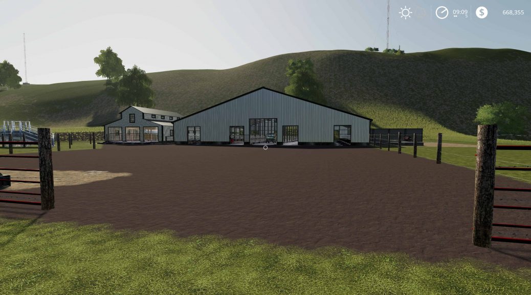 Large American Cow Shed v1.0 MOD - Farming Simulator 2022 / 19 mod Large American Cow Shed v1.0 MOD - Farming Simulator 2022 / 19 mod