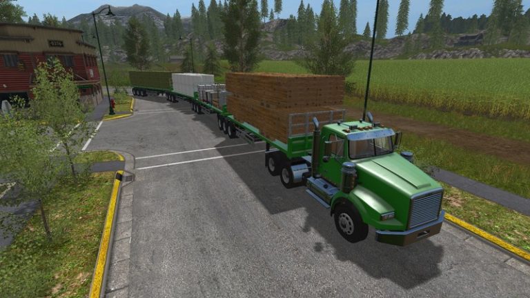 Custom Road Train Pack V 2.2 MOD - Farming Simulator 2022 / 19 mod