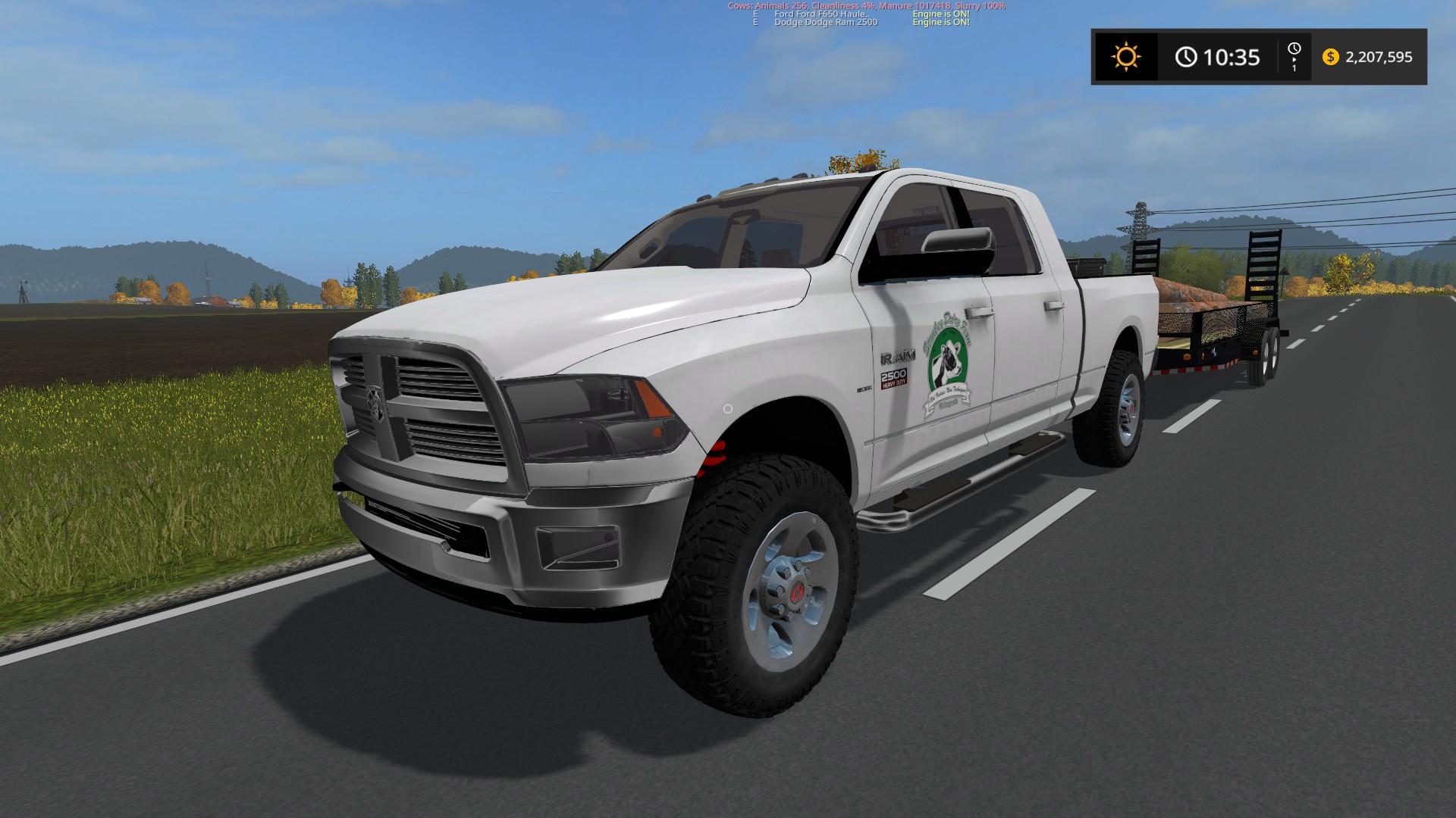 Dodge Ram 2500 v1.0 MOD - Farming Simulator 2022 / 19 mod