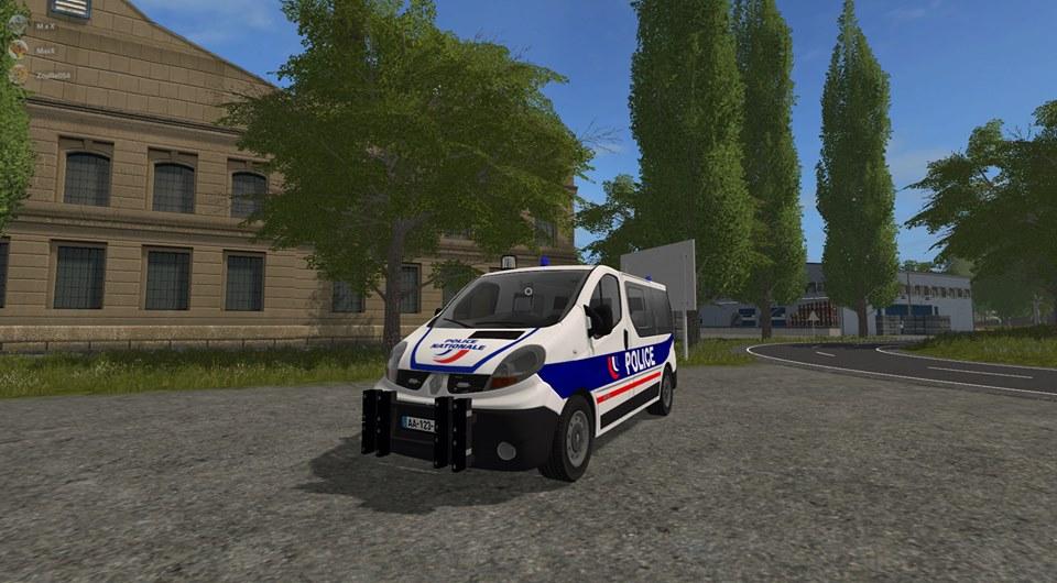 RENAULT TRAFIC POLICE NATIONAL v1.0 MOD - Farming Simulator 2022 / 19 mod