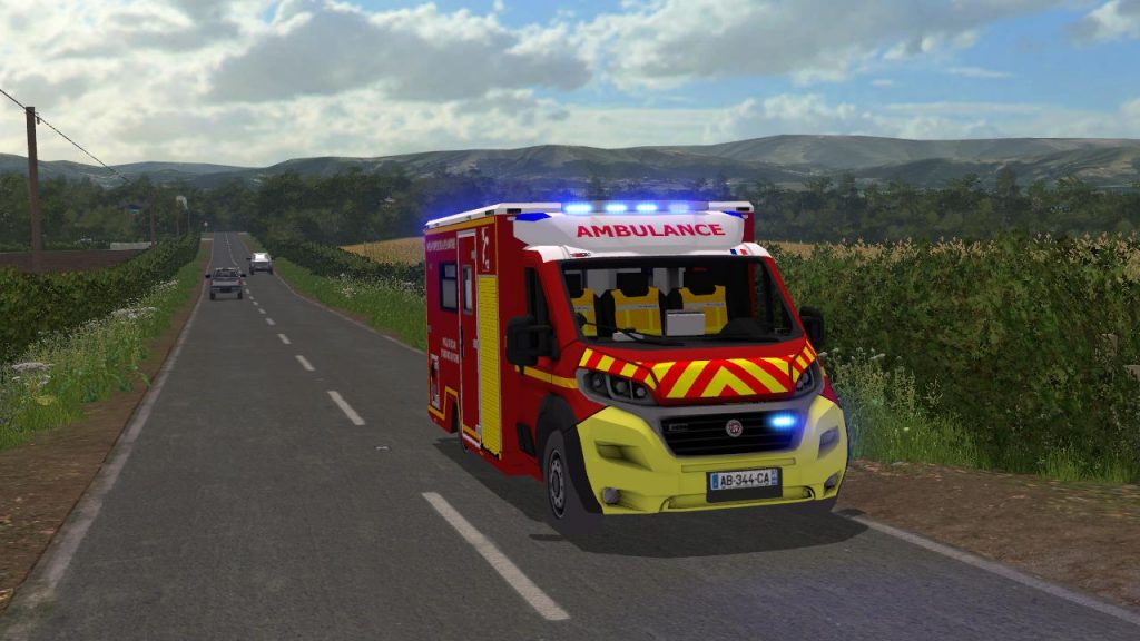 VSAV FIAT DUCATO MOD - Farming Simulator 2022 / 19 mod