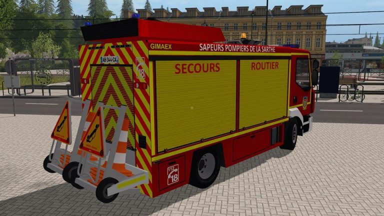 Vsr Pompier de la sarde v1.0 MOD - Farming Simulator 2022 / 19 mod