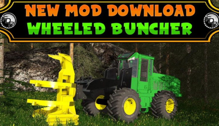 WHEELED FELLER BUNCHER MOD - Farming Simulator 2022 / 19 mod