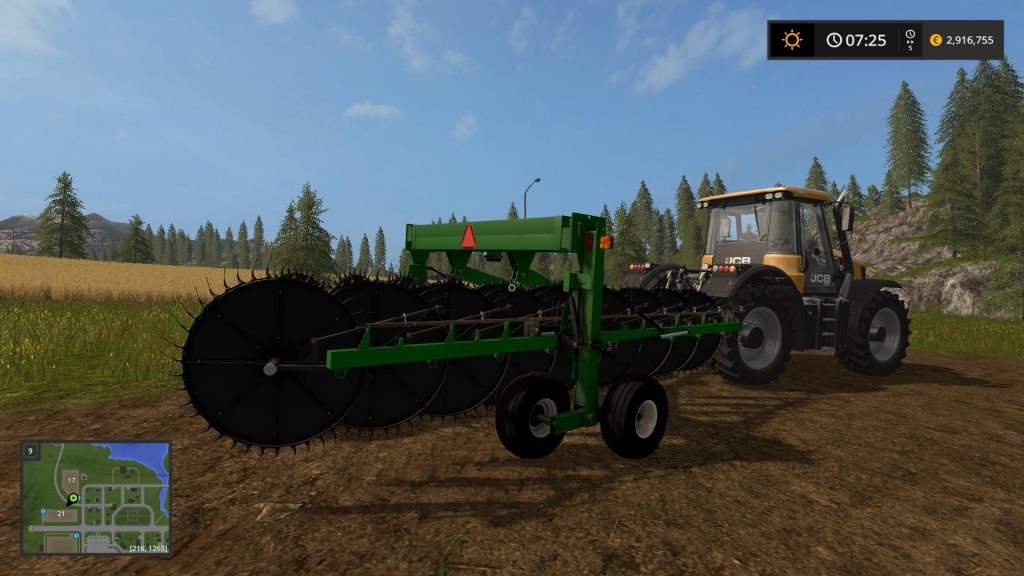 Frontier Wr5417 hay rake v1.0 MOD - Farming Simulator 2022 / 19 mod