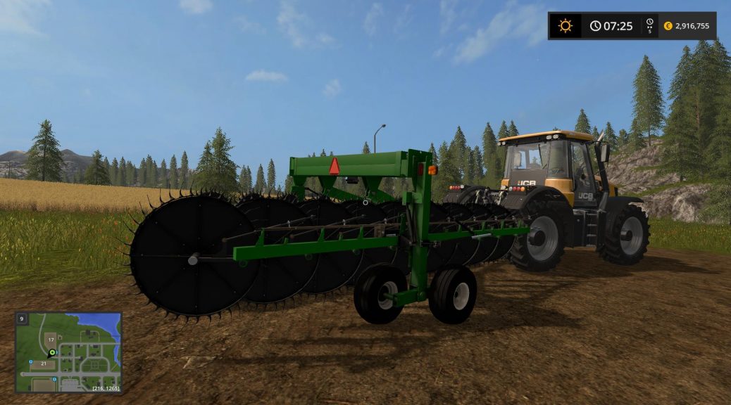 Frontier Wr5417 hay rake v1.0 MOD - Farming Simulator 2022 / 19 mod
