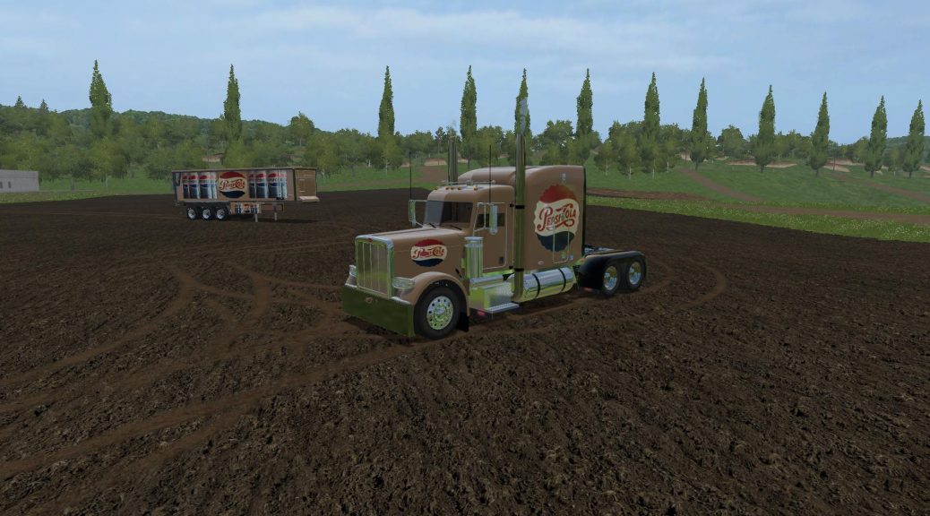 Pepsi Cola Truck & Trailer v1.0 Mod - Farming Simulator 2022 / 19 mod