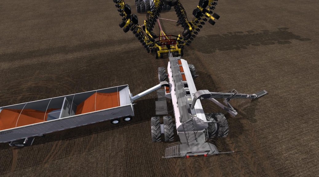 ZELL’S 214FT SOWING RIG v1.3.1.0 MOD - Farming Simulator 2022 / 19 mod