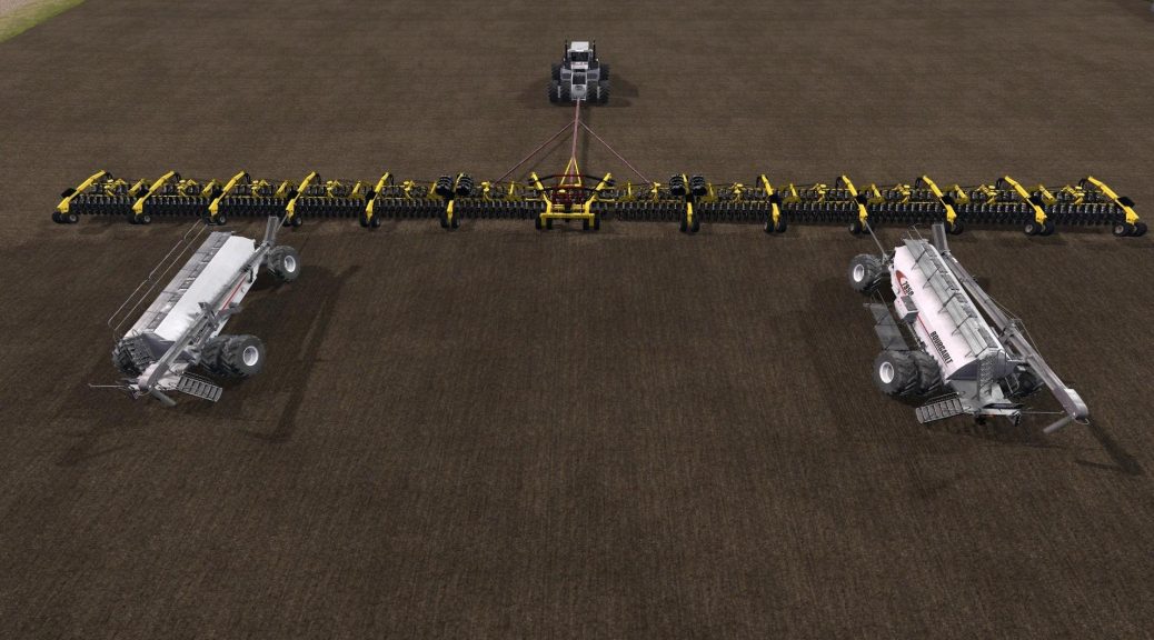 ZELL’S 214FT SOWING RIG v1.3.1.0 MOD - Farming Simulator 2022 / 19 mod