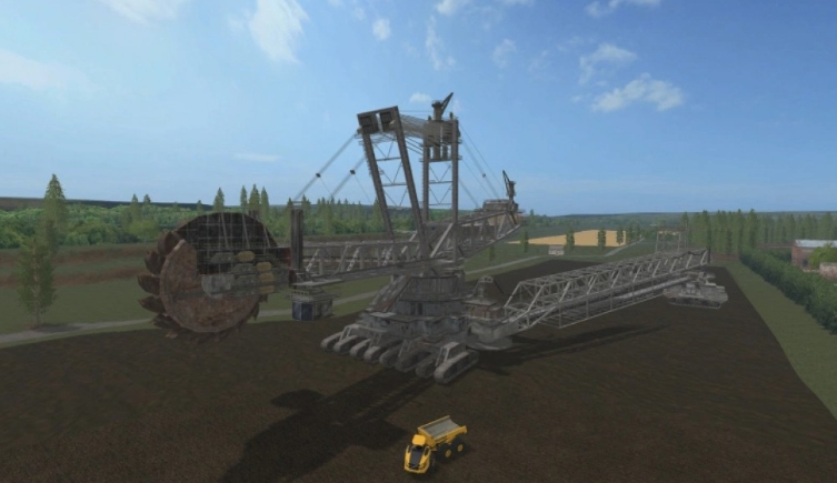 PLACEABLE SAND EXCAVATOR MOD - Farming Simulator 2022 / 19 mod