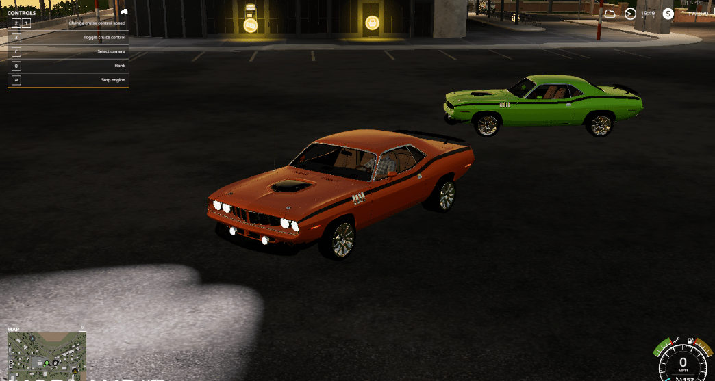 71 Hemi Cuda MOD - Farming Simulator 2022 / 19 mod