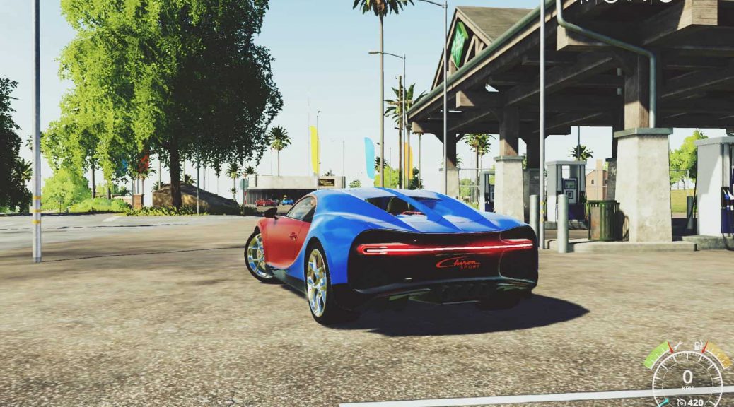 Bugatti Chiron Sport v1.0 Mod - Farming Simulator 2022 / 19 mod