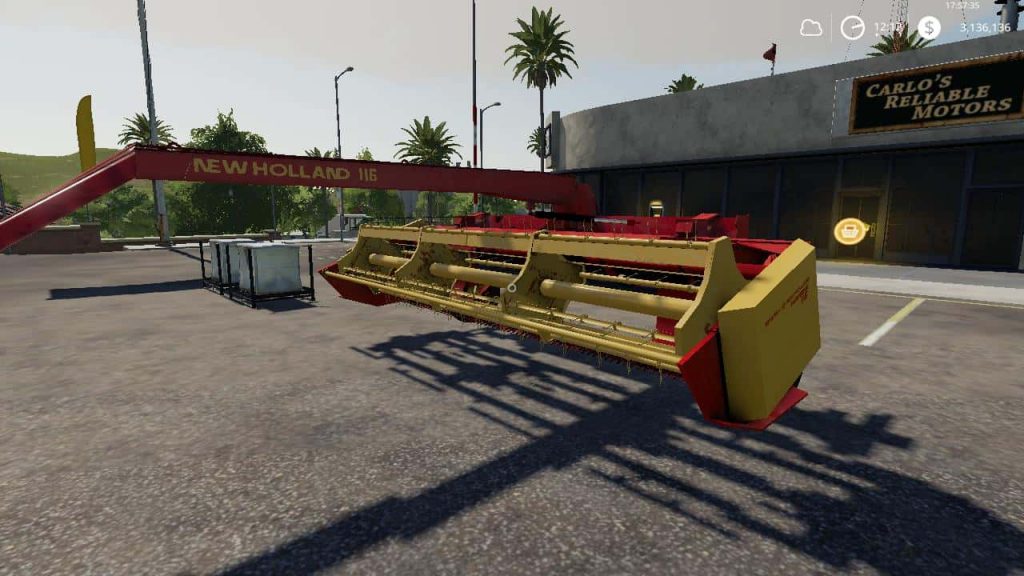 New Holland haybine mower v1.0 Mod - Farming Simulator 2022 / 19 mod