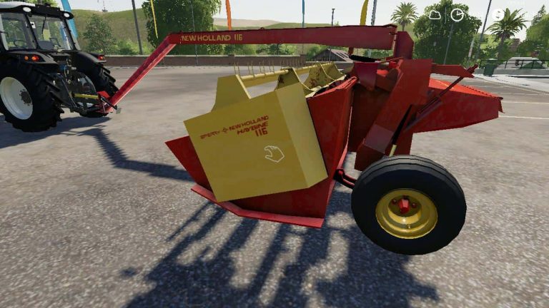 New Holland haybine mower v1.0 Mod - Farming Simulator 2022 / 19 mod