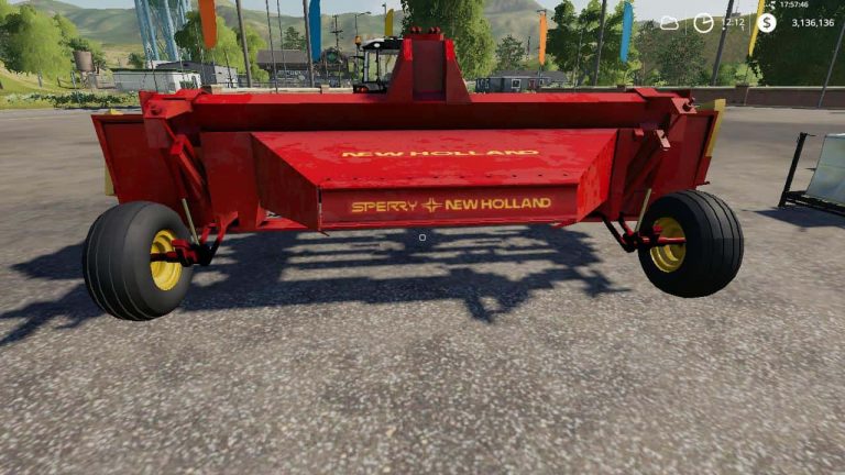 New Holland haybine mower v1.0 Mod - Farming Simulator 2022 / 19 mod