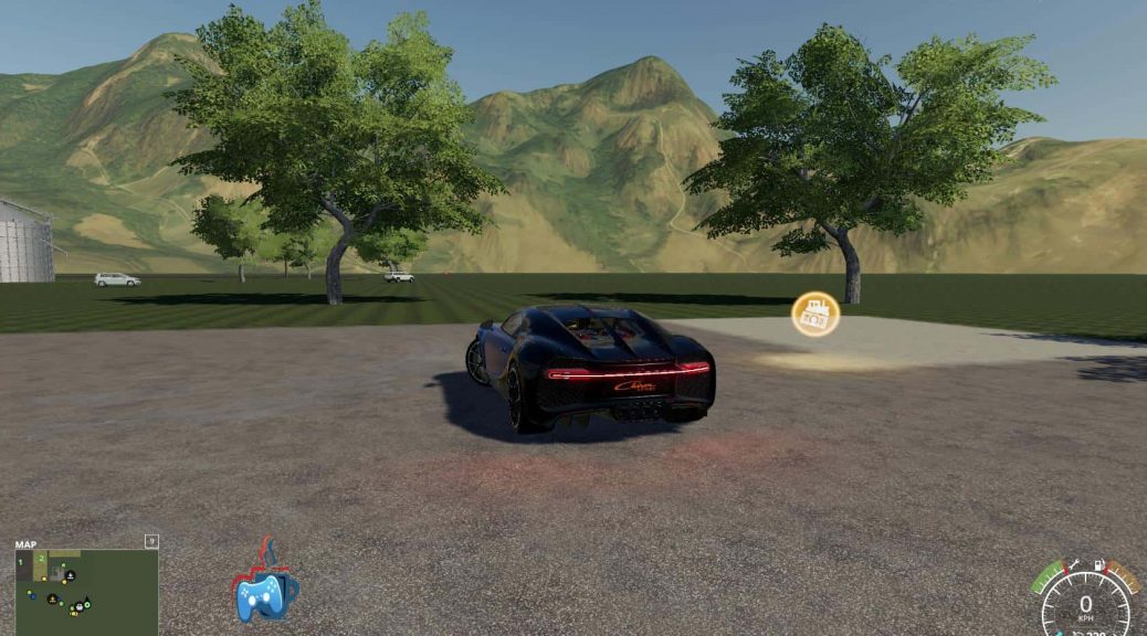 Bugatti Chiron Sport v2.0 MOD - Farming Simulator 2022 / 19 mod