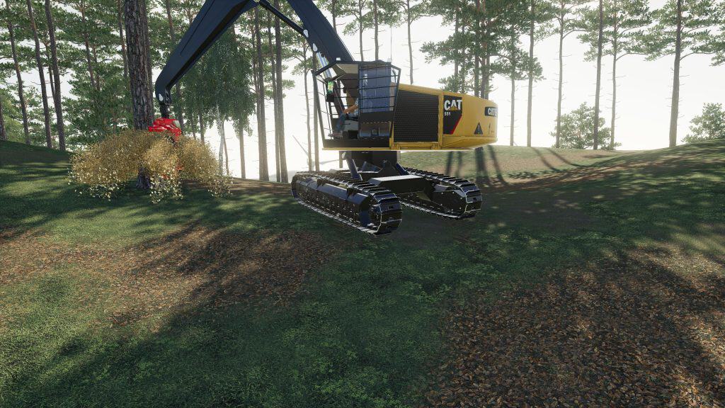 Cat 551 processor v1.1 Mod - Farming Simulator 2022 / 19 mod