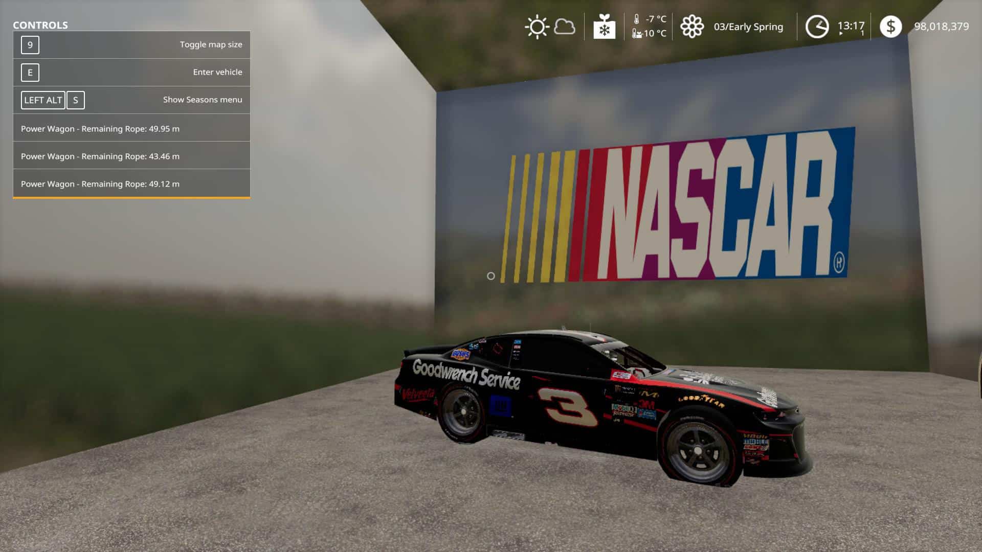 Dale earnhardt nascar v1.0 MOD - Farming Simulator 2022 / 19 mod