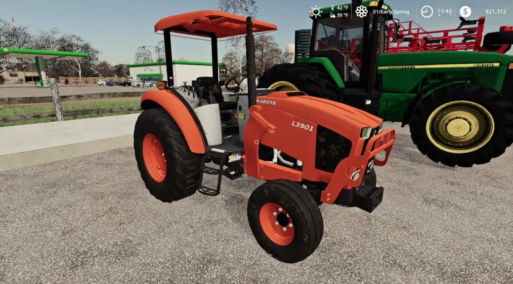 Kubota Compact Tractor Pack v1.0 Mod - Farming Simulator 2022 / 19 mod