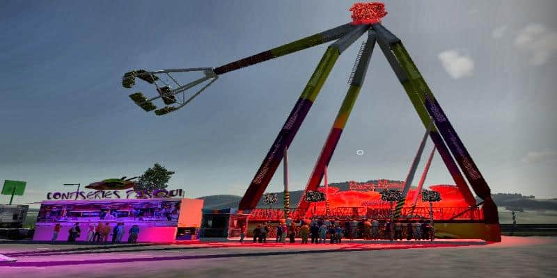 MANEGE FORAIN POWER MAX v1.5 MOD - Farming Simulator 2022 / 19 mod