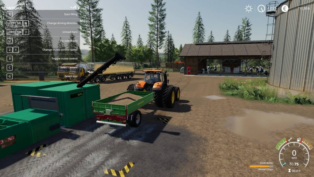 Placeable Jenz Global Company Wood Chipper Mod - Farming Simulator 2022 ...
