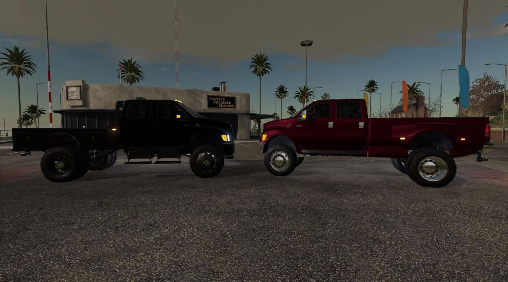 Ford F650 Lifted v1.0 Mod - Farming Simulator 2022 / 19 mod