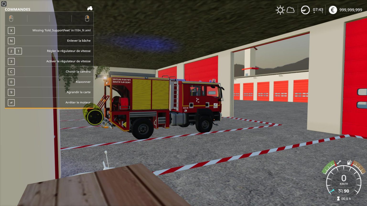 CASERNE SAPEUR POMPIERS v3.0 Object - Farming Simulator 2022 / 19 mod
