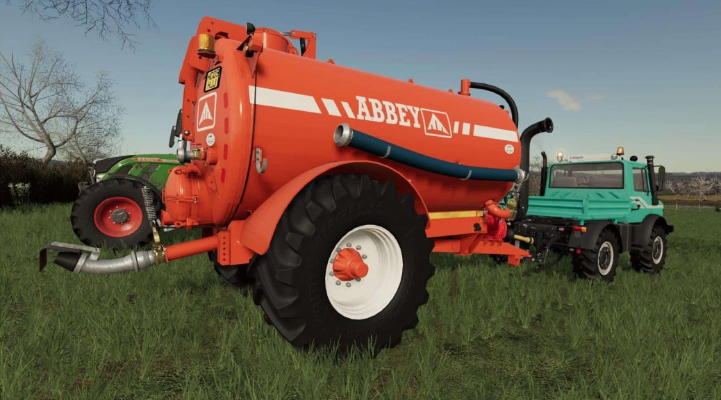Abbey 2500R Hose Mod Compatible Trailer - Farming Simulator 2022 / 19 mod