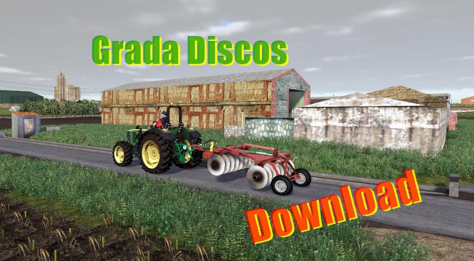 Disc harrow red v1.0 Mod - Farming Simulator 2022 / 19 mod