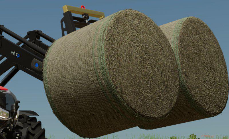 Ballentextur Addon Strohbergung v1.0 FS19 - Farming Simulator 2022 / 19 mod