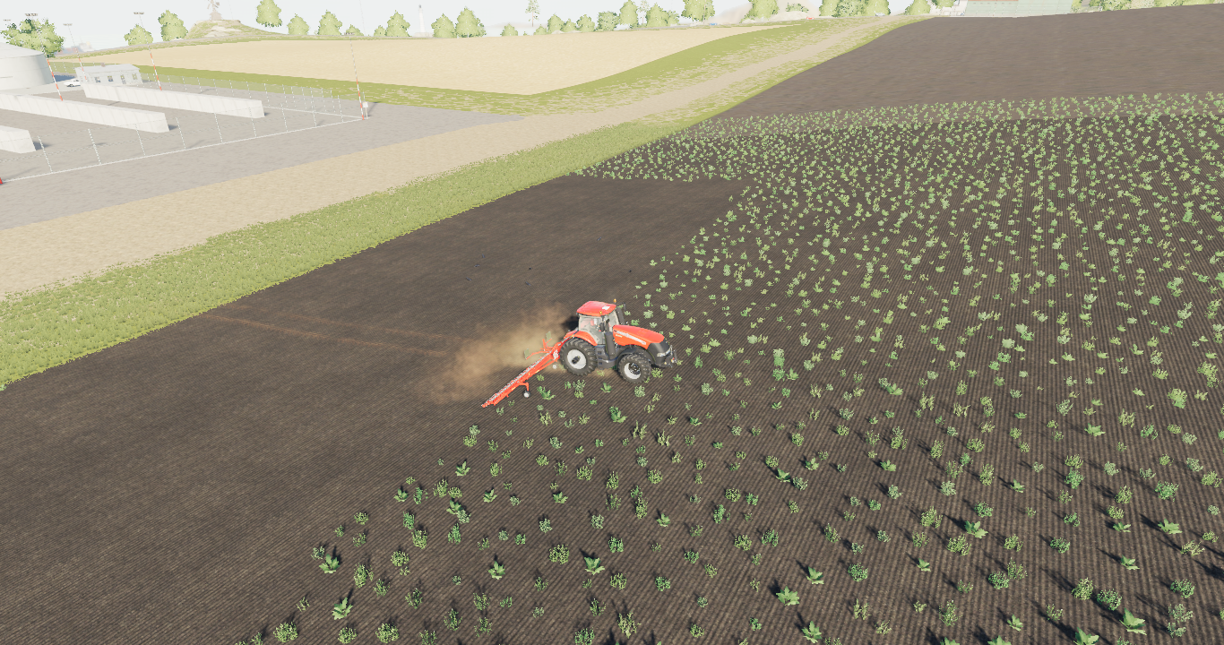 Crazy Aerostar-Rotation Weeder +50m FS 19 - Farming Simulator 2022 / 19 mod