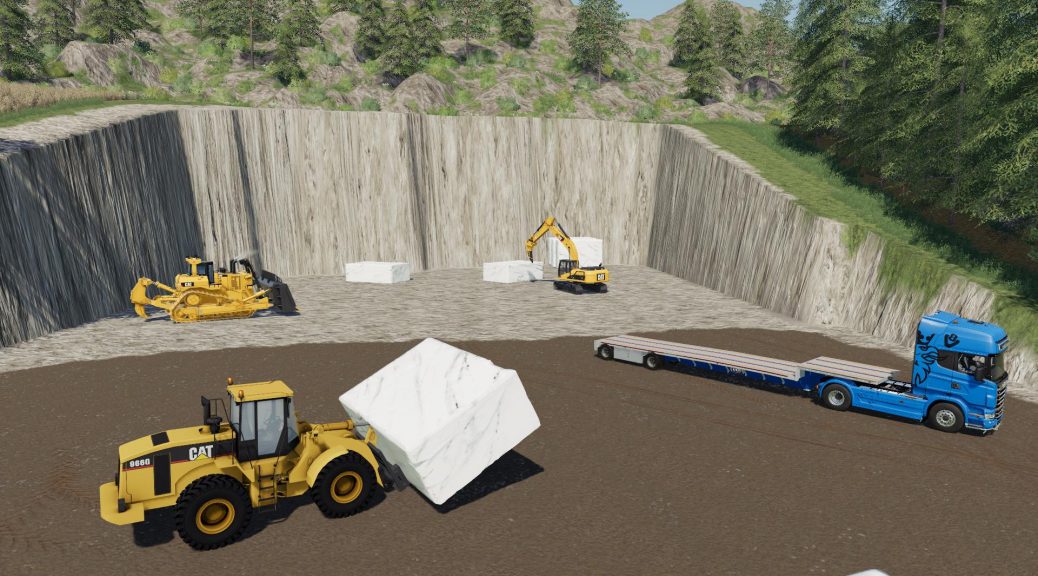 Marble Mine Pack Beta v0.1 Mod - Farming Simulator 2022 / 19 mod