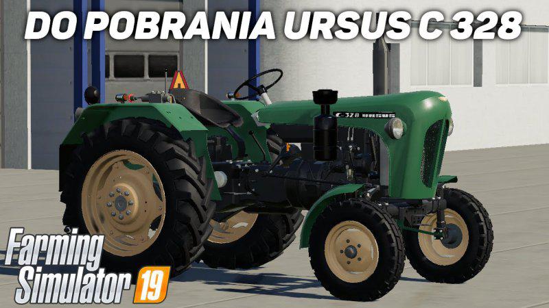 URSUS C328 v1.0 Tractor - Farming Simulator 2022 / 19 mod