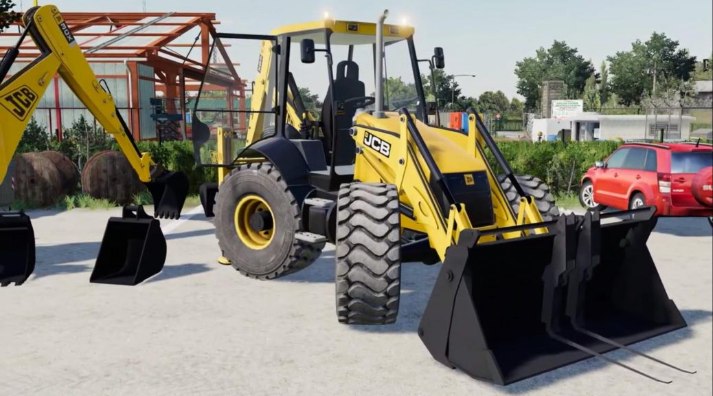 JCB 3CX & 4CX Pack v1.0 FS19 - Farming Simulator 2022 / 19 mod