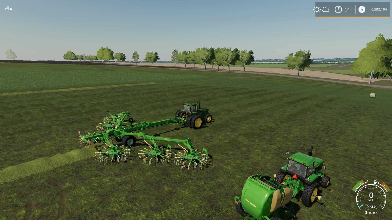 KRONE Swadro MultiFunction Rake / Tedder v1.0 FS 19 - Farming Simulator ...