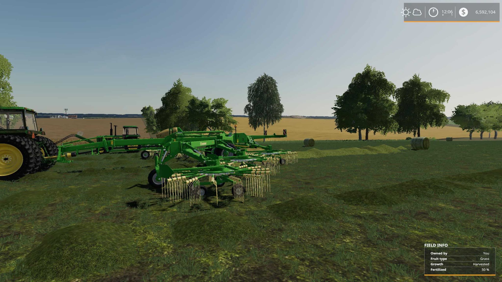 KRONE Swadro MultiFunction Rake / Tedder v1.0 FS 19 - Farming Simulator ...