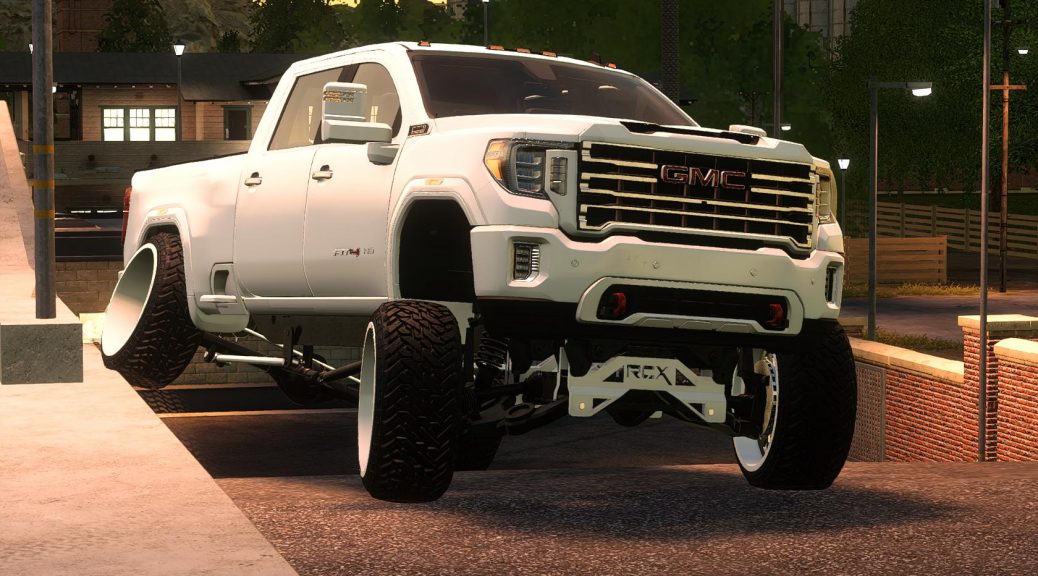 2020 Gmc AT4 v1.0 Vehicle - Farming Simulator 2022 / 19 mod