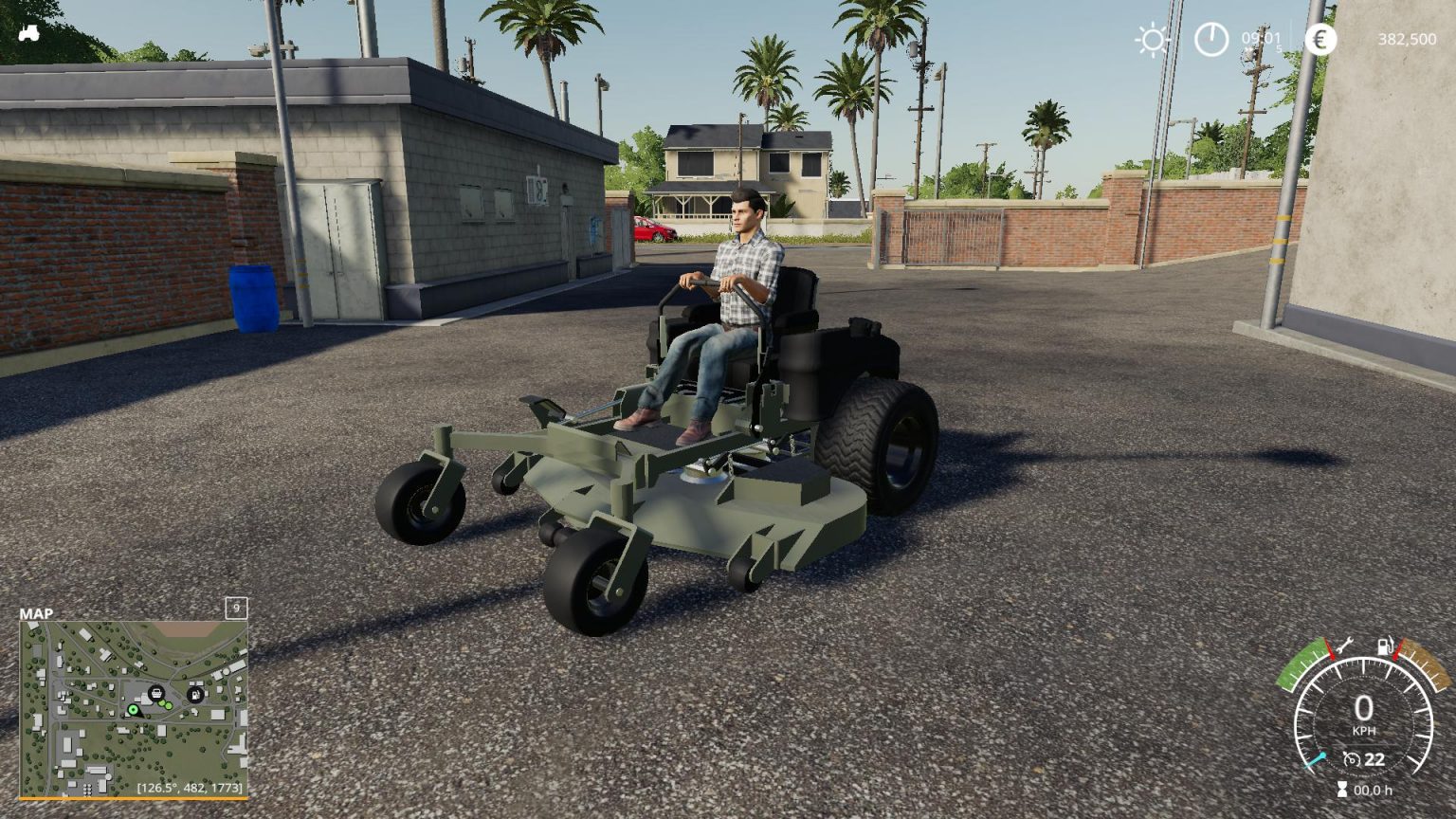 Scag and Bobcat Zero Turn mower v1.0 FS19 - Farming Simulator 2022 / 19 mod