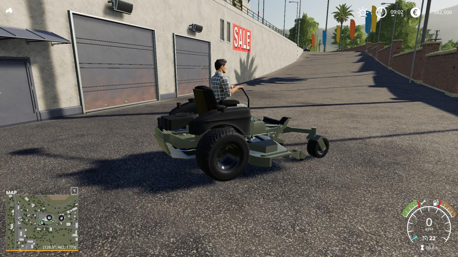 Scag and Bobcat Zero Turn mower v1.0 FS19 - Farming Simulator 2022 / 19 mod