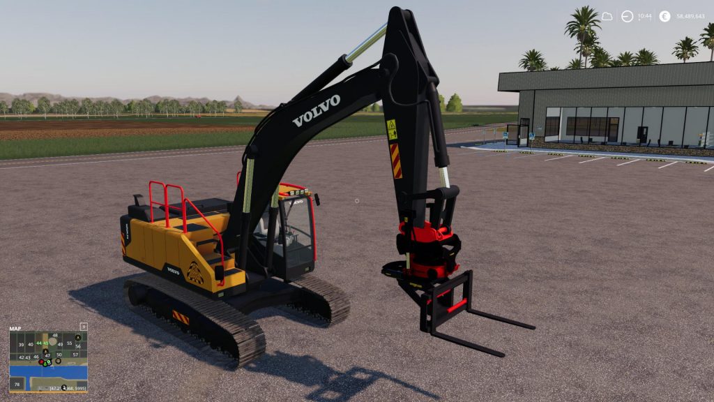 Volvo EC-300 Pack Unzip v1.0 Mod - Farming Simulator 2022 / 19 mod