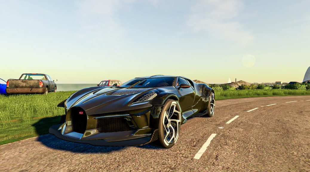 Bugatti La Voiture Noire v1.0 Car - Farming Simulator 2022 / 19 mod