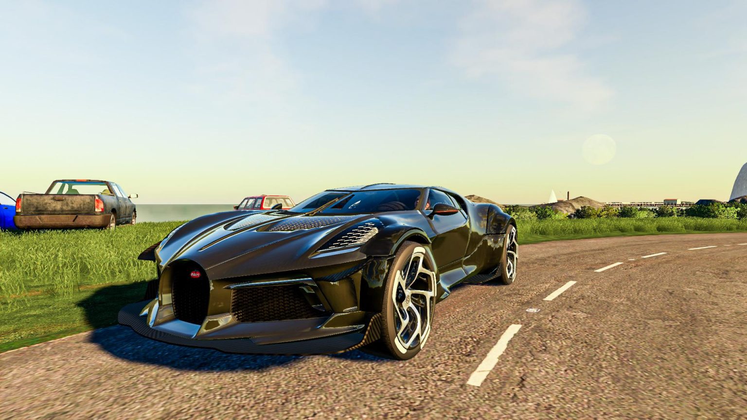 Bugatti La Voiture Noire v1.0 Car - Farming Simulator 2022 / 19 mod