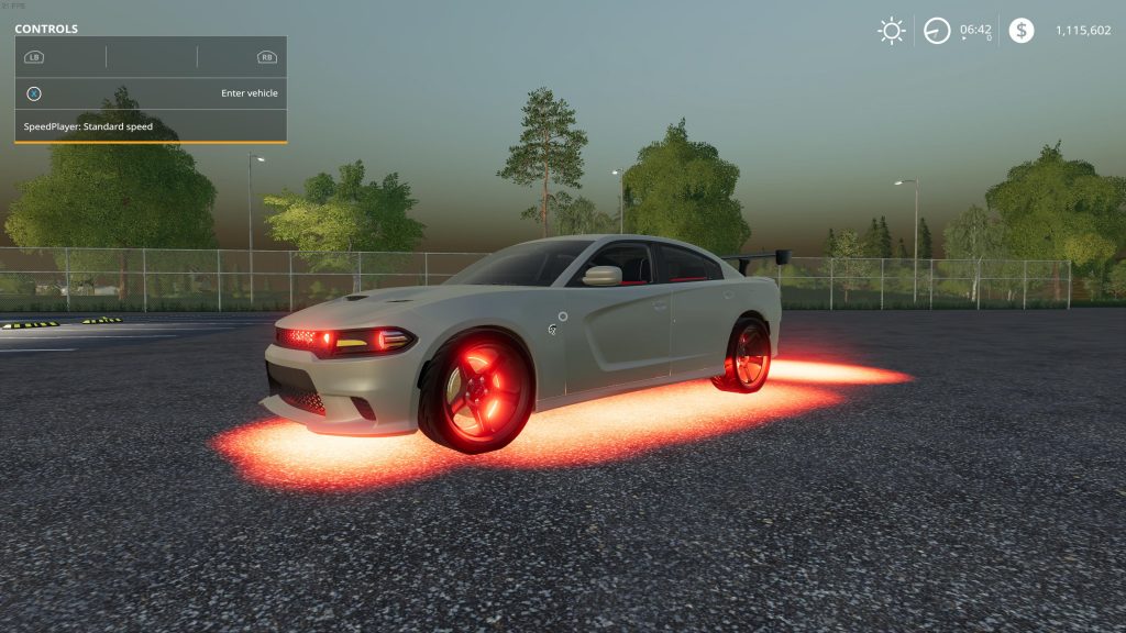 Dodge Charger Hellcat v2.0 Car - Farming Simulator 2022 / 19 mod