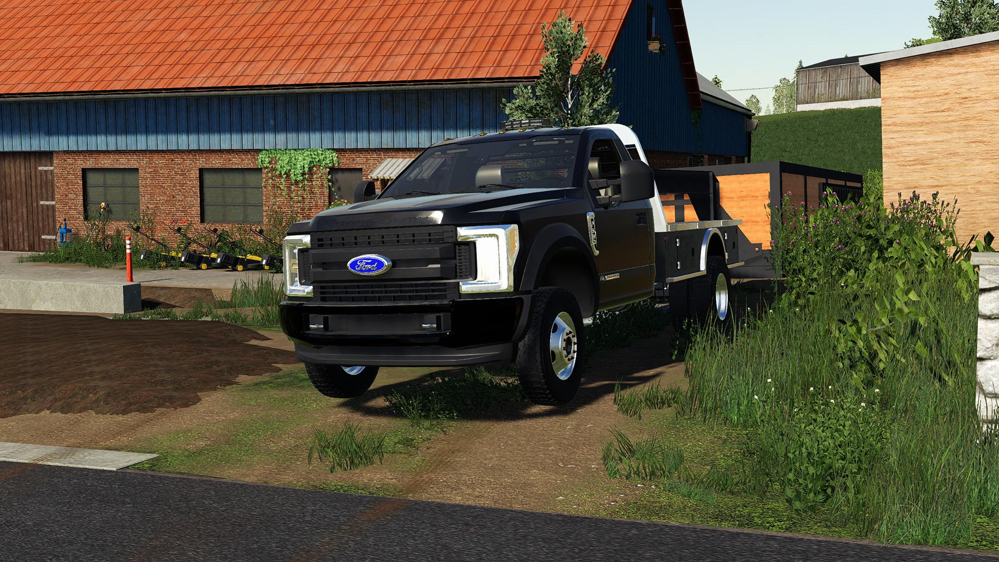 EXP19 2019 Ford F-550 Flatbed v1.0 FS 19 - Farming Simulator 2022 / 19 mod