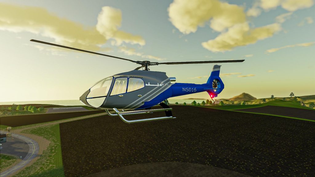Helicopter v1.0 Mod - Farming Simulator 2022 / 19 mod