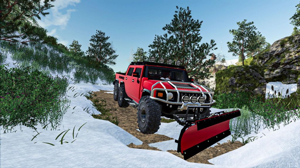 Hummer H2 6X6 v1.0 Car - Farming Simulator 2022 / 19 mod