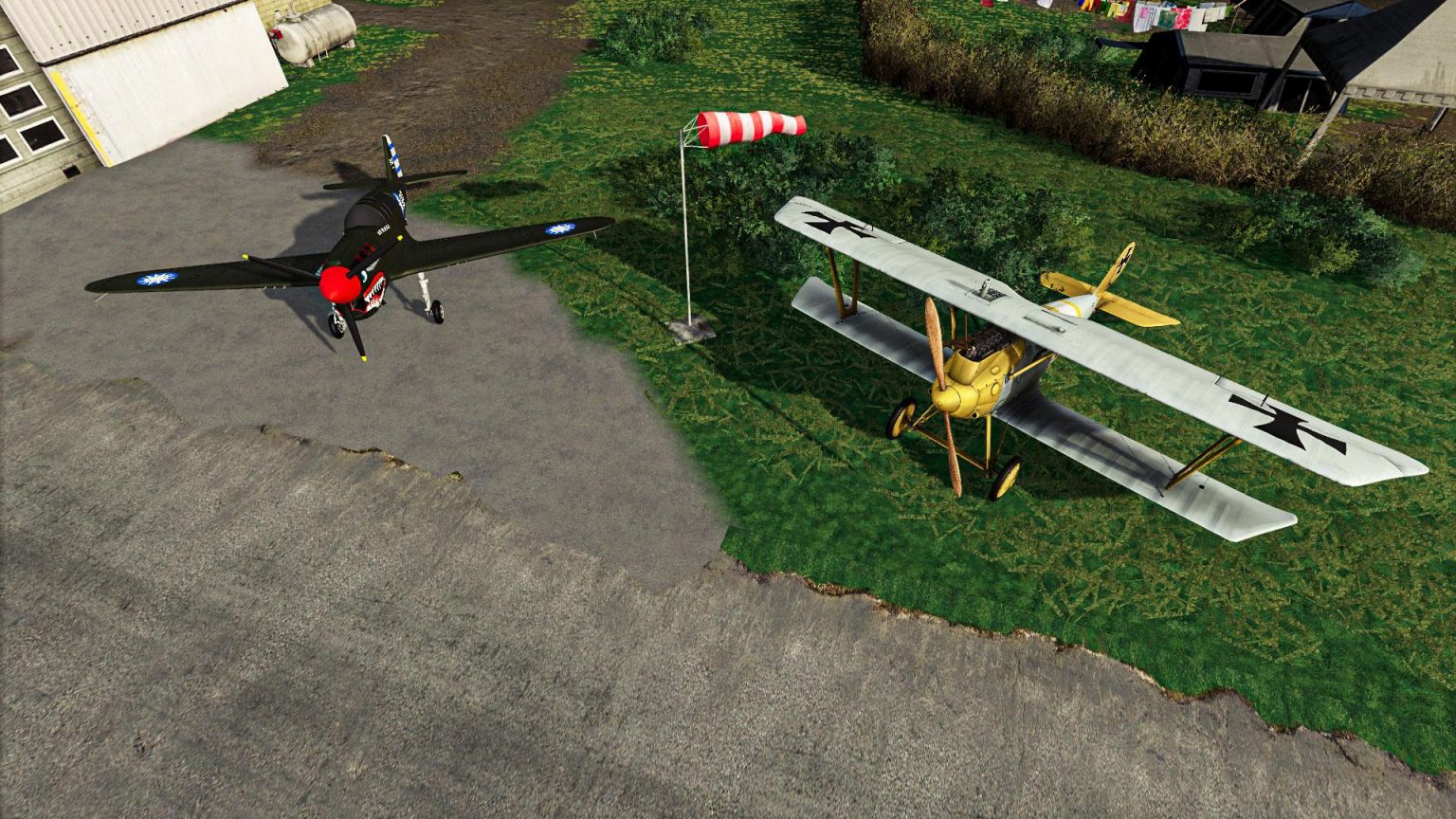 Old Planes Collection v1.0 Mod - Farming Simulator 2022 / 19 mod