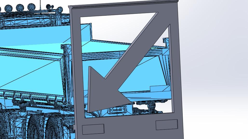 Public works Rear Sign For Trucks v1.0 FS19 - Farming Simulator 2022 / ...