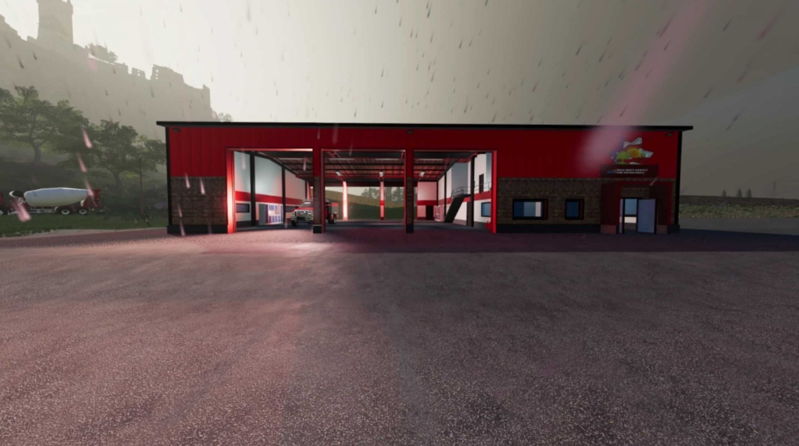 Wild West County FD Stn.3 Mod - Farming Simulator 2022 / 19 mod