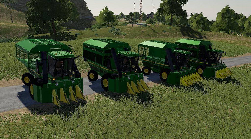 John Deere Cotton Pickers v0.8 Mod - Farming Simulator 2022 / 19 mod