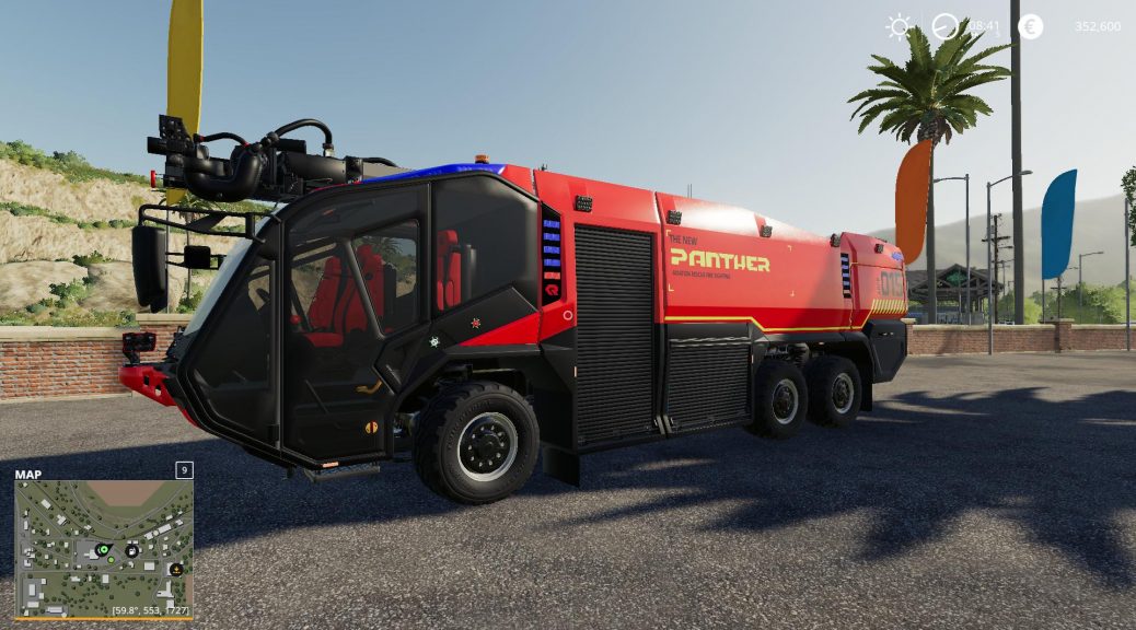 Rozenbauer PANTERA v1.0 FS 19 - Farming Simulator 2022 / 19 mod